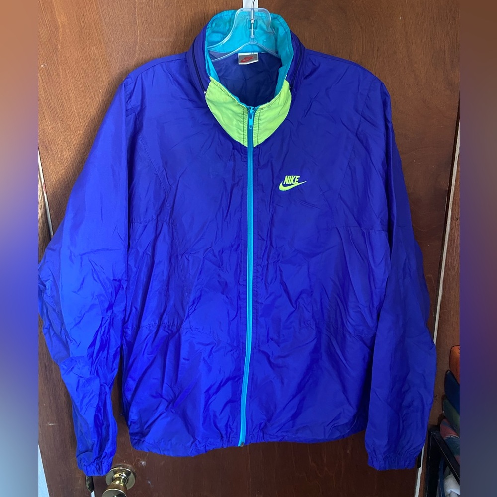 Nike Large Windbreaker W Concealed Hood - Gem